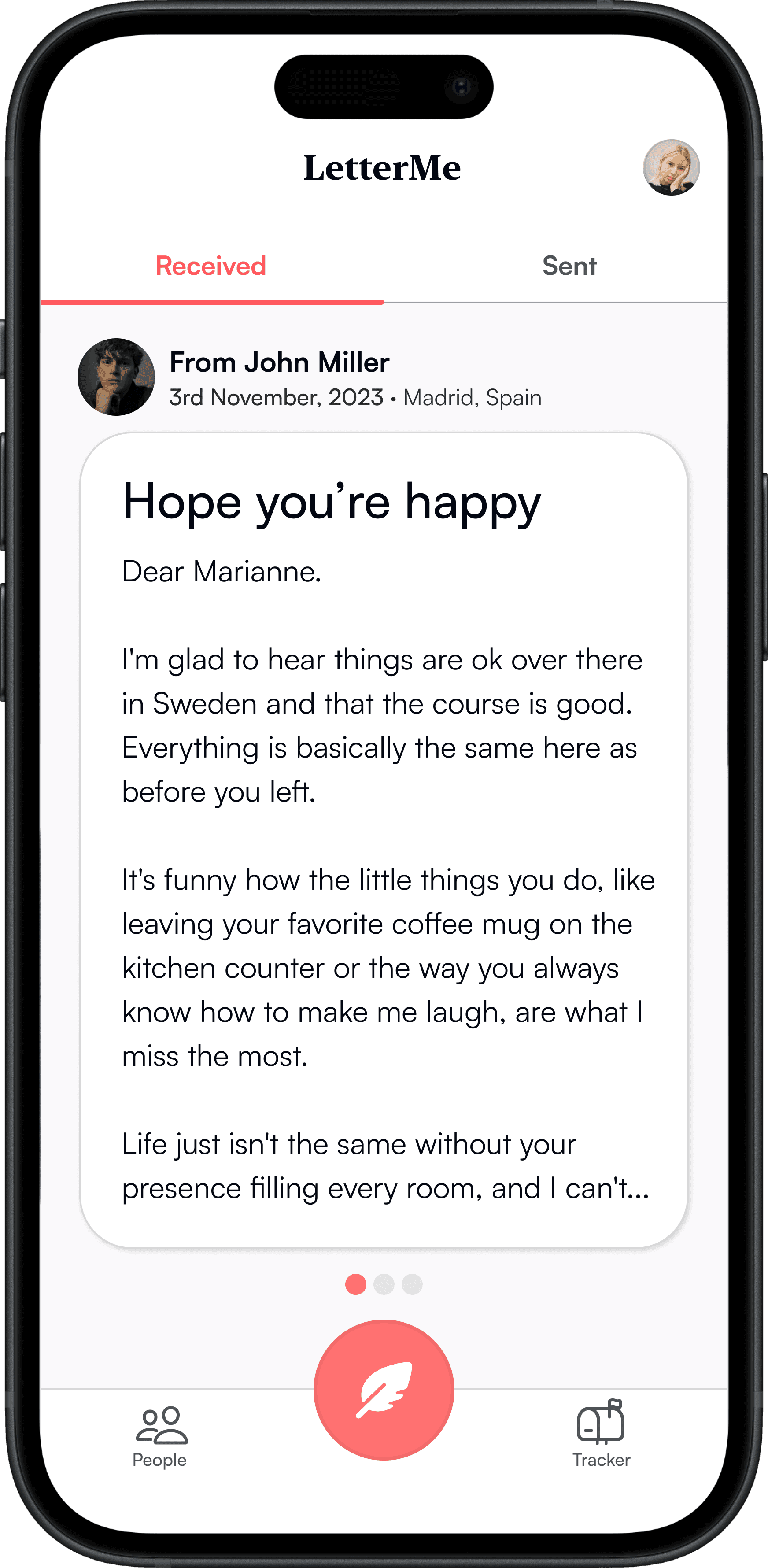 LetterMe - Send virtual letters